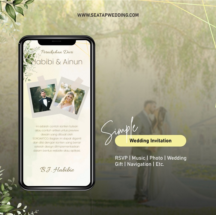 E-Invitation :: Seatap Wedding